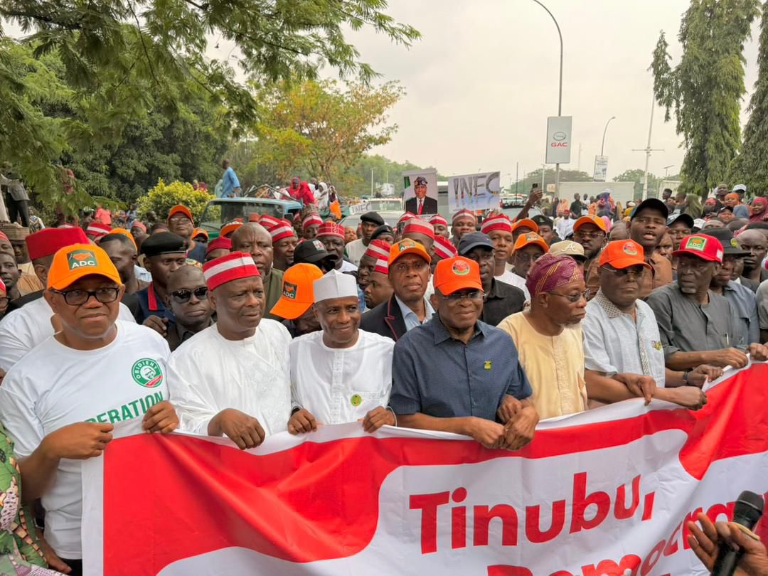 ADC Crisis Deepens as Atiku, Obi Lead Protest Against INEC in Abuja